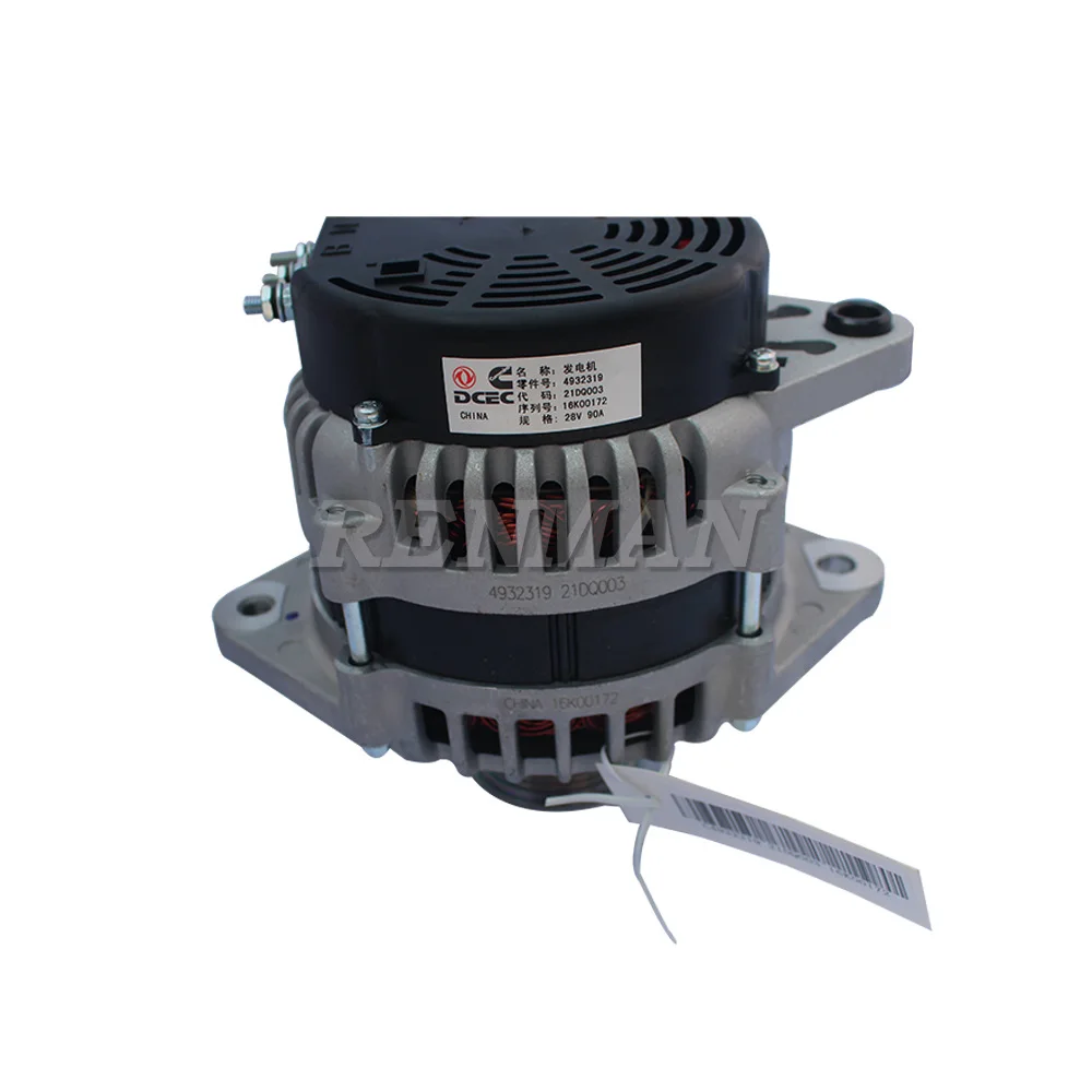 Cummins 4BT 24V 90A Alternator 4932319 37c21-01010-a EQ2050 - Partscummins